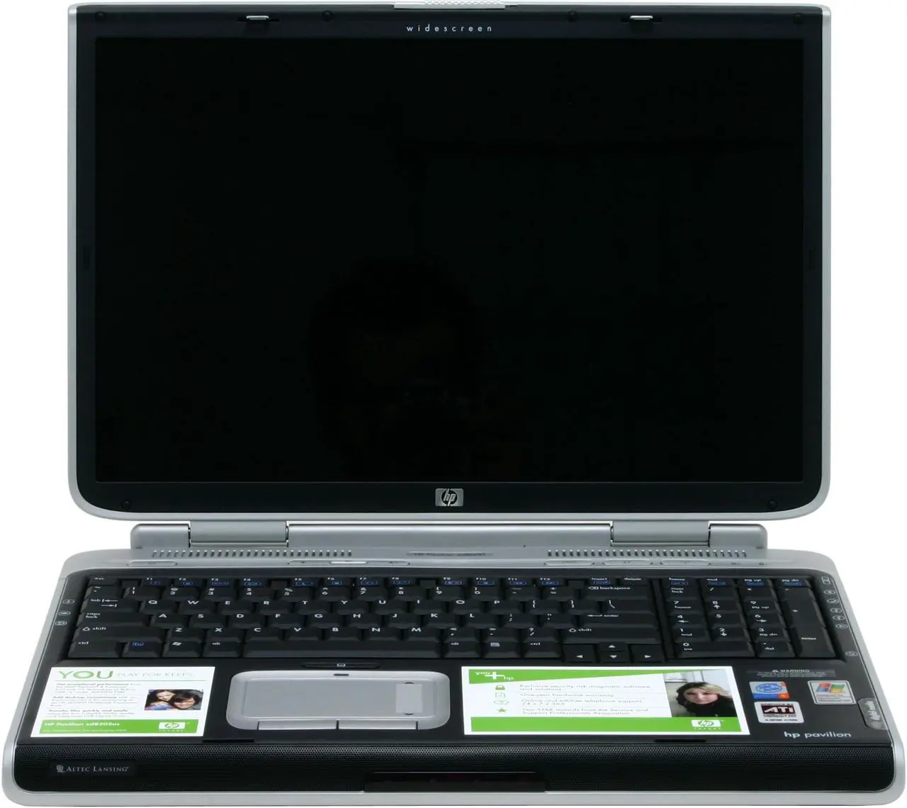 HP Laptop Pavilion Intel Pentium 4 520 512MB Memory 80GB HDD ATI ...