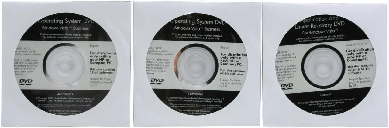 HP Compaq Laptop Intel Core 2 Duo T7300 1GB Memory 120GB HDD 14.1 ...