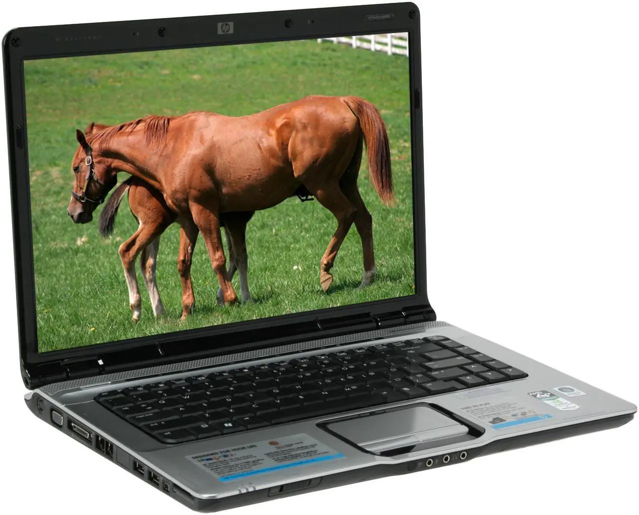 HP Laptop Pavilion AMD Turion 64 X2 TL-58 1GB Memory 160GB HDD NVIDIA ...