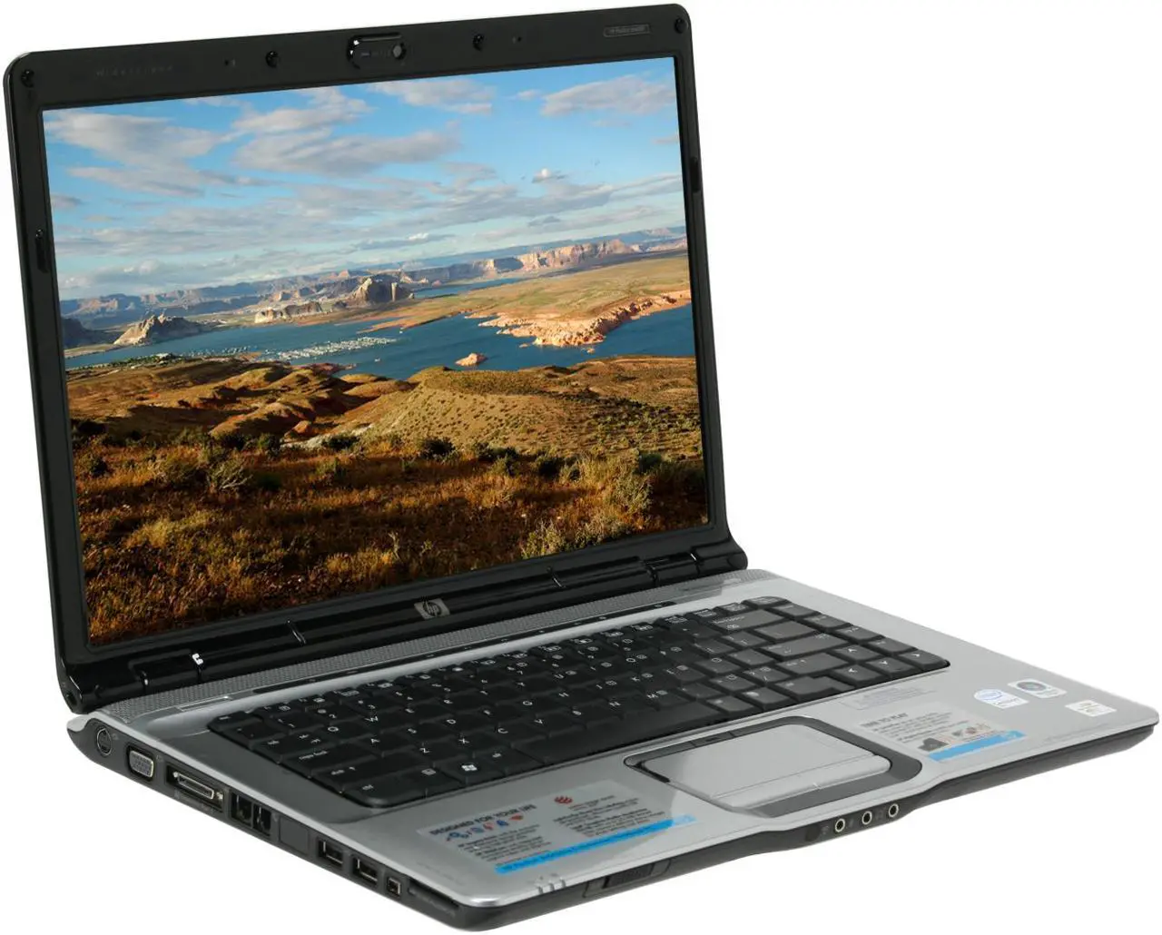 HP Laptop Pavilion Intel Core 2 Duo T5250 1GB Memory 160GB HDD Intel GMA X3100 15.4" Windows ...