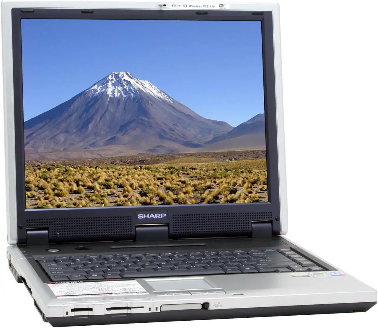 SHARP Laptop Actius 2.80GHz 512MB Memory 60GB HDD NVIDIA GeForce4 420 ...