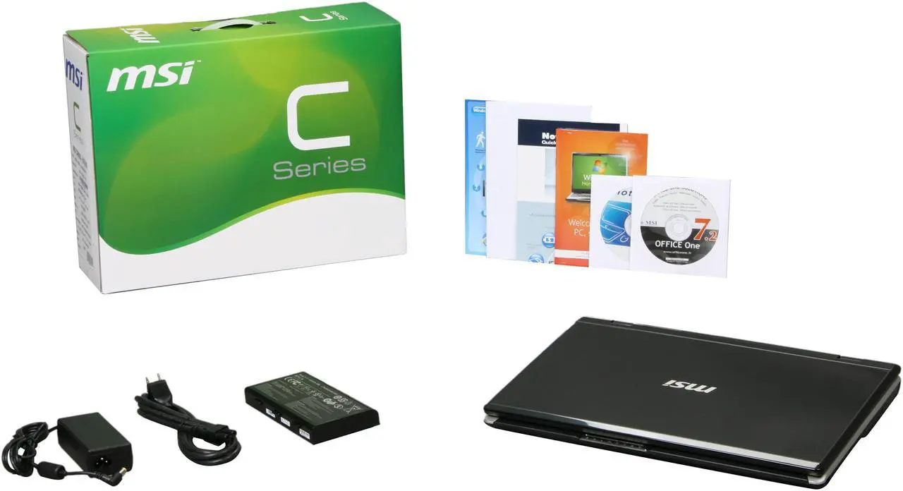 MSI Laptop Intel Pentium T4300 3GB Memory 320GB HDD NVIDIA GeForce ...