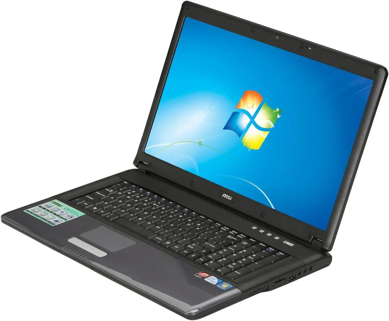 MSI Laptop Intel Pentium T4300 4GB Memory 320GB HDD ATI Mobility Radeon HD 4330 17.3" Windows 7 ...