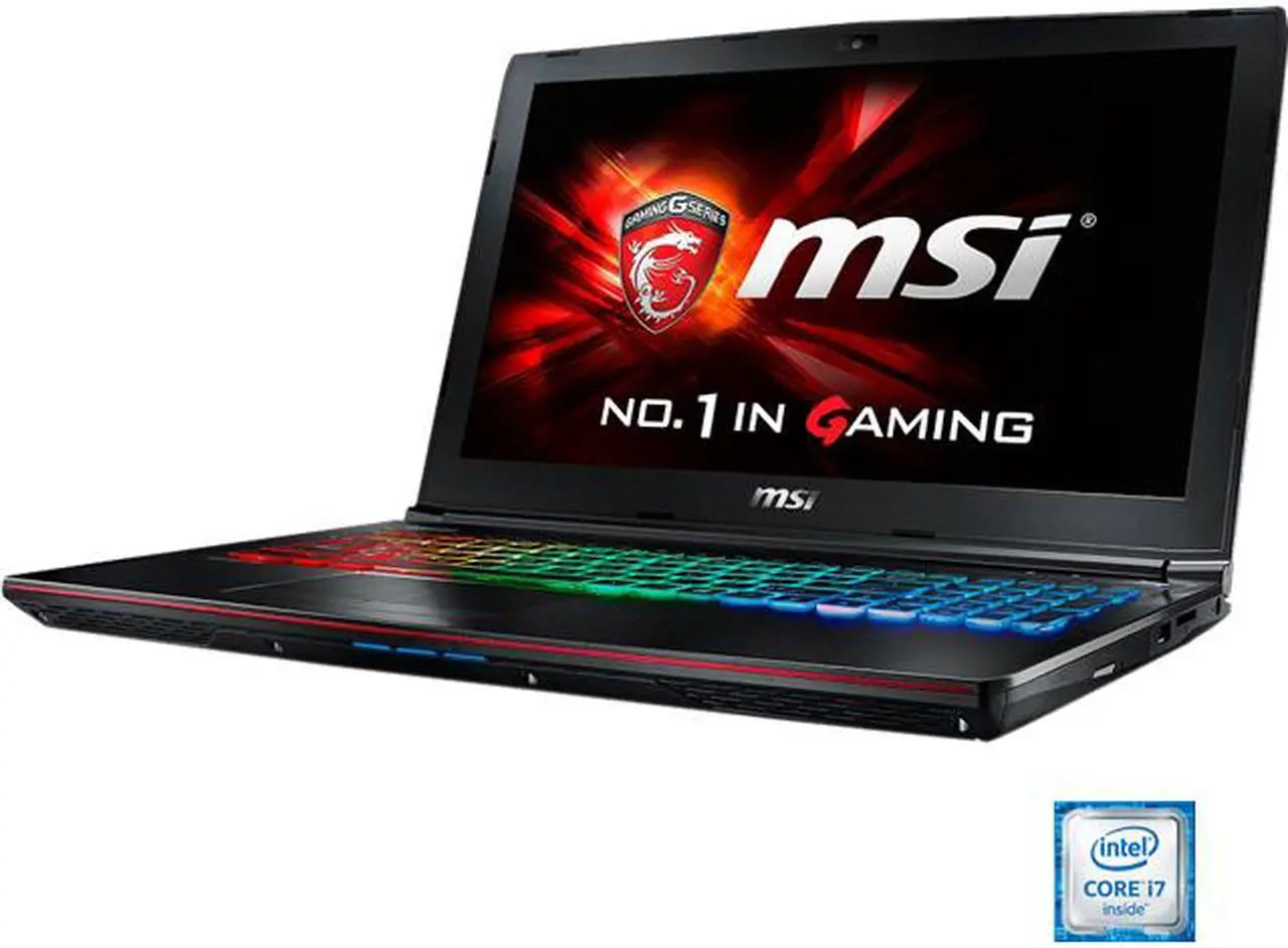 MSI GE Series GE62 Apache Pro-001 Gaming Laptop 6th Generation Intel Core i7 6700HQ (2.60 GHz ...