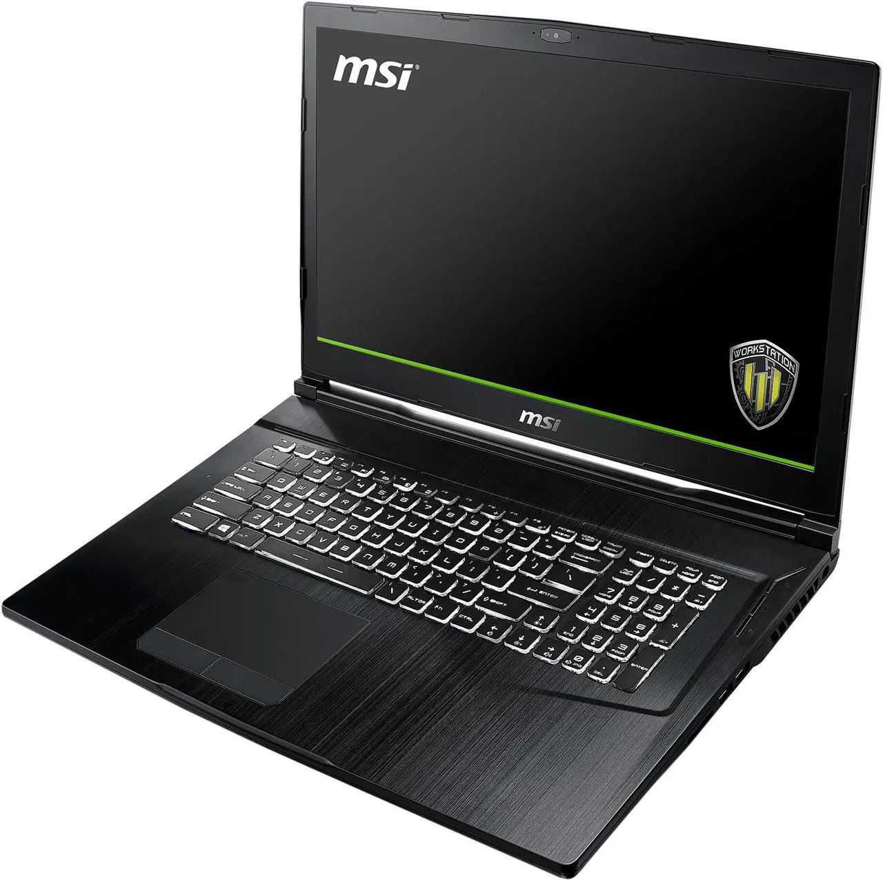 MSI WE Series Intel Core i7 8th Gen 15.6" Windows 10 Pro 64-Bit Mobile Workstation WE63 8SI-239 ...
