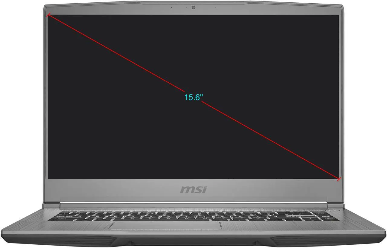 MSI WF Series Intel Core i7 10th Gen 15.6" Windows 10 Pro 64-bit Mobile ...