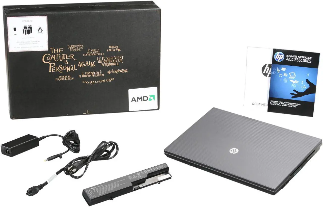 HP Laptop AMD Turion II P560 3GB Memory 320GB HDD ATI Radeon HD 4200 15 ...