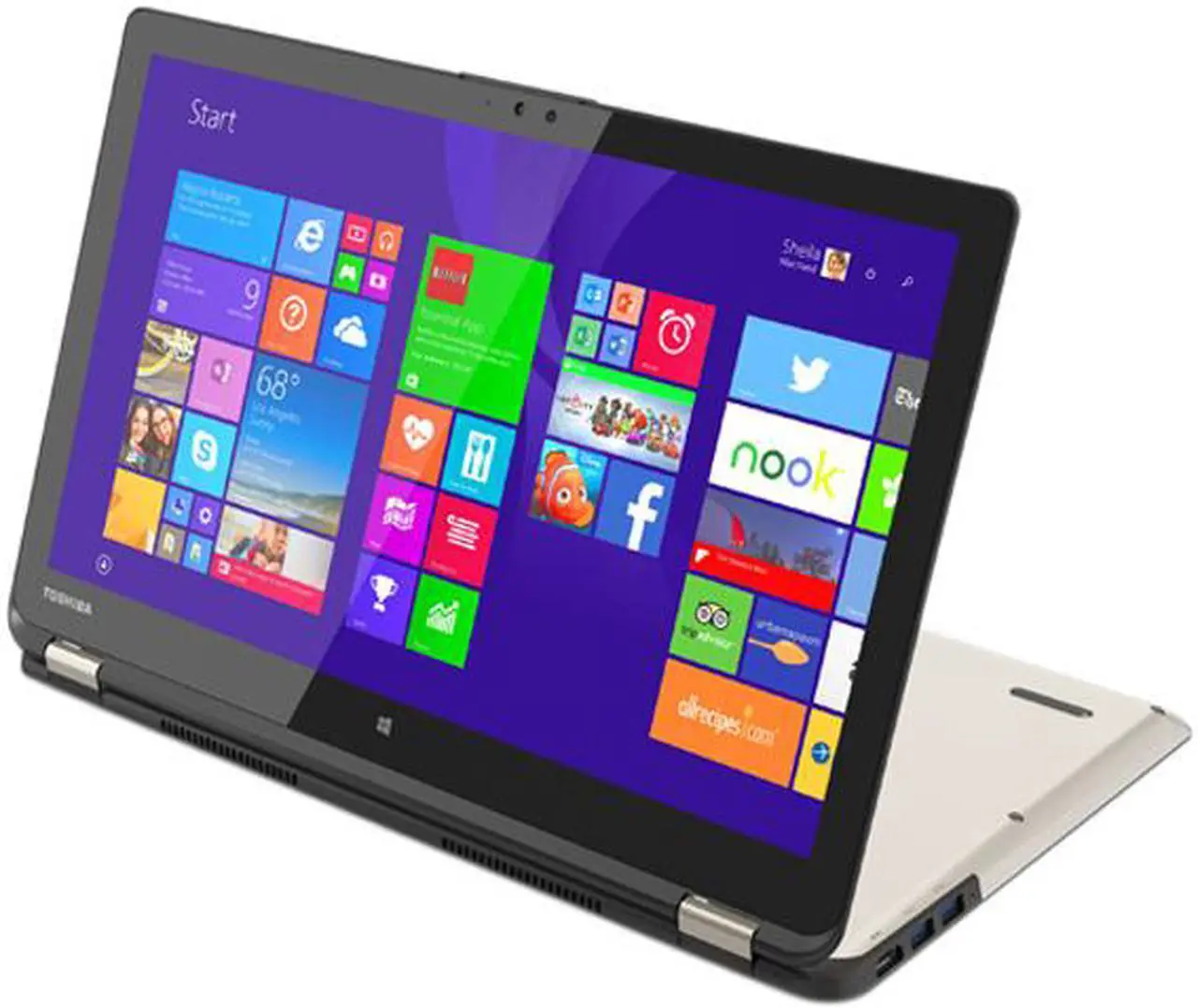 Open Box: TOSHIBA Ultrabook Satellite Radius Intel Core i7-4510U 8GB ...
