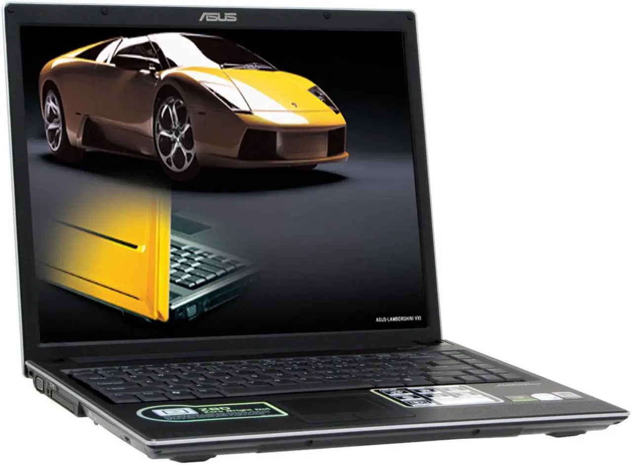 ASUS Laptop Lamborghini Intel Core Duo T2500 2GB Memory 160GB HDD NVIDA ...