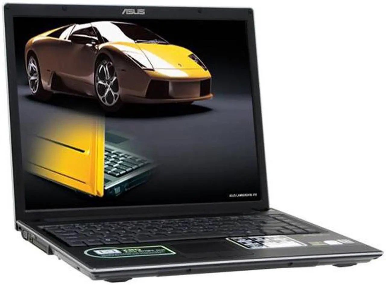 ASUS Laptop Lamborghini Intel Core Duo T2500 2GB Memory 160GB HDD NVIDA ...