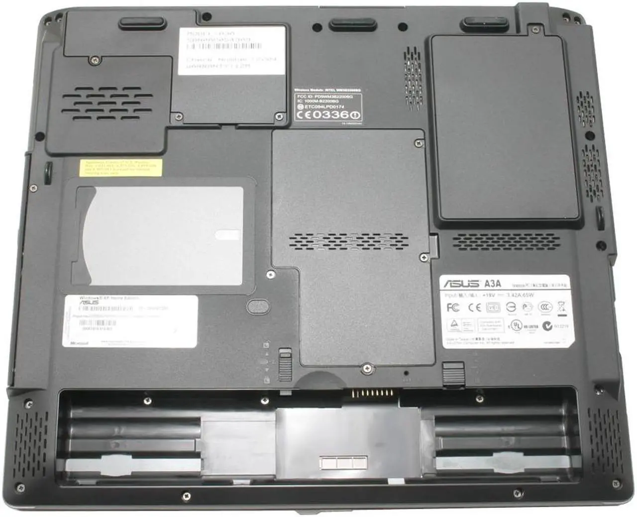 ASUS Laptop Intel Pentium M 740 512MB Memory 60GB HDD Intel GMA 900 15. ...