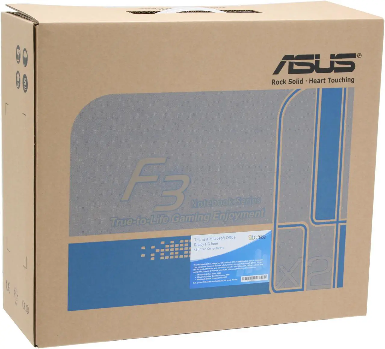 ASUS Laptop F3 Series Intel Core 2 Duo T7250 1GB Memory 120GB HDD Intel ...