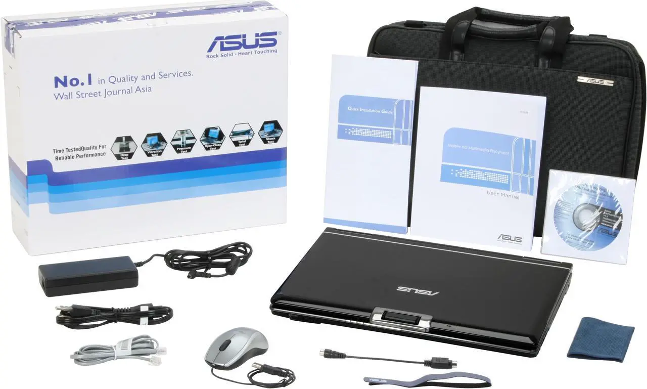 ASUS Laptop M50 Series Intel Core 2 Duo T9300 4GB Memory 500GB HDD ATI ...