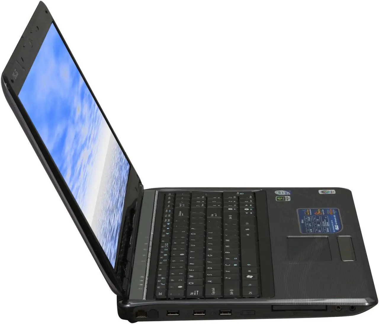 ASUS Laptop Intel Core 2 Duo T6400 4GB Memory 320GB HDD NVIDIA GeForce ...