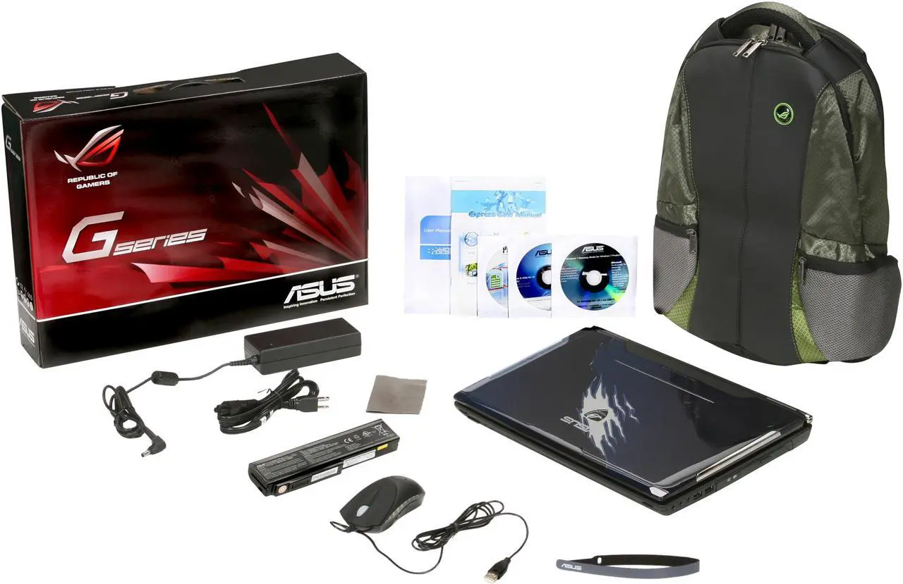 ASUS Laptop G Series Intel Core i7-720QM 4GB Memory 640GB HDD NVIDIA ...