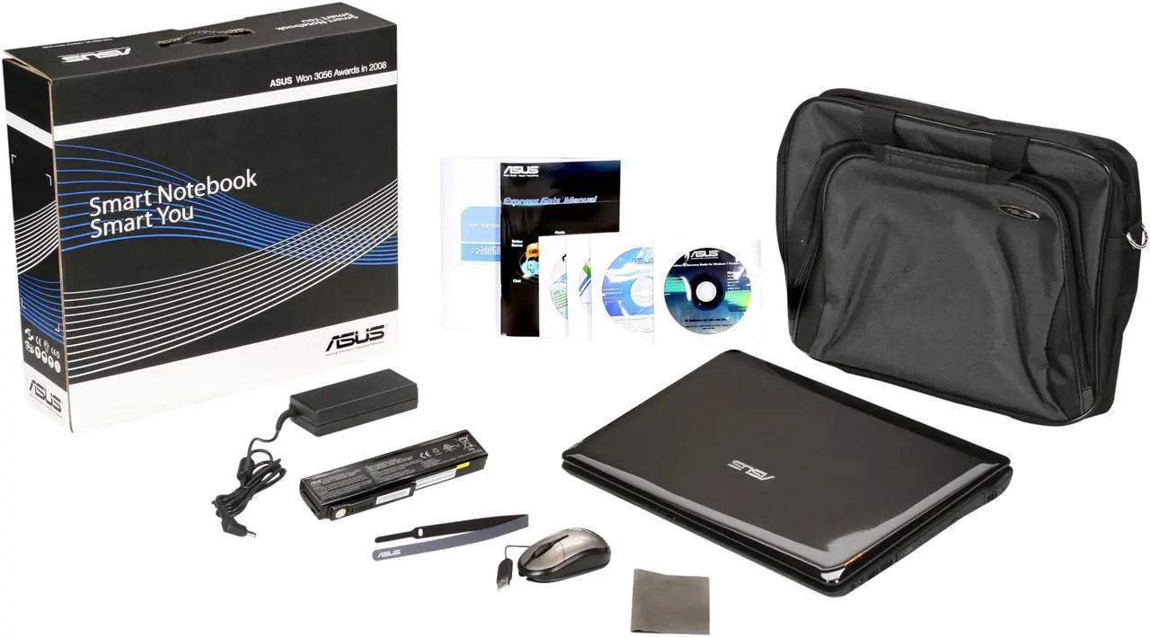 ASUS Laptop N61 Series Intel Core 2 Quad Q9000 4GB Memory 320GB HDD ...