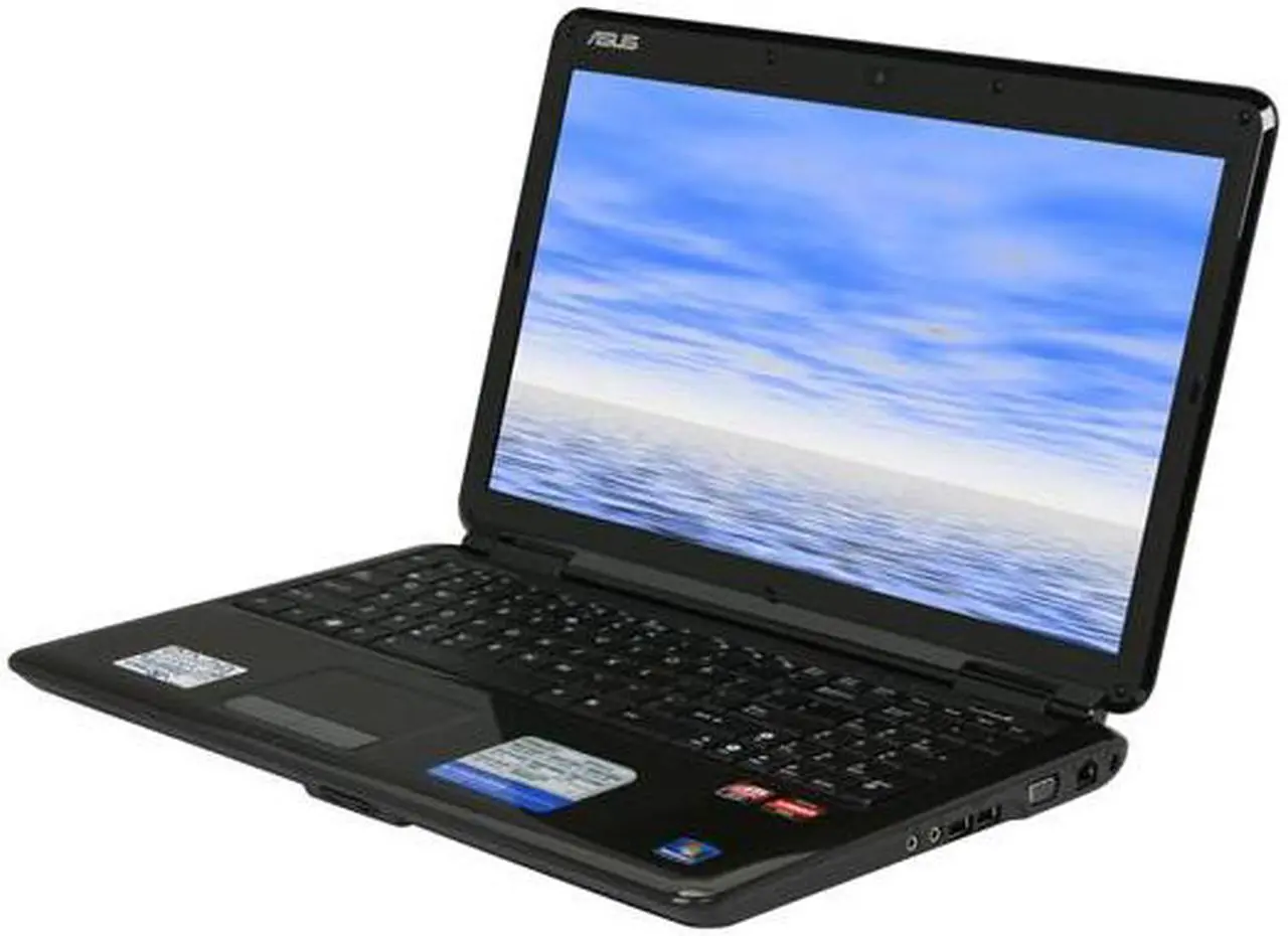 ASUS Laptop K50 Series AMD Turion 64 X2 RM-75 4GB Memory 320GB HDD ATI Mobility Radeon HD 4570 ...
