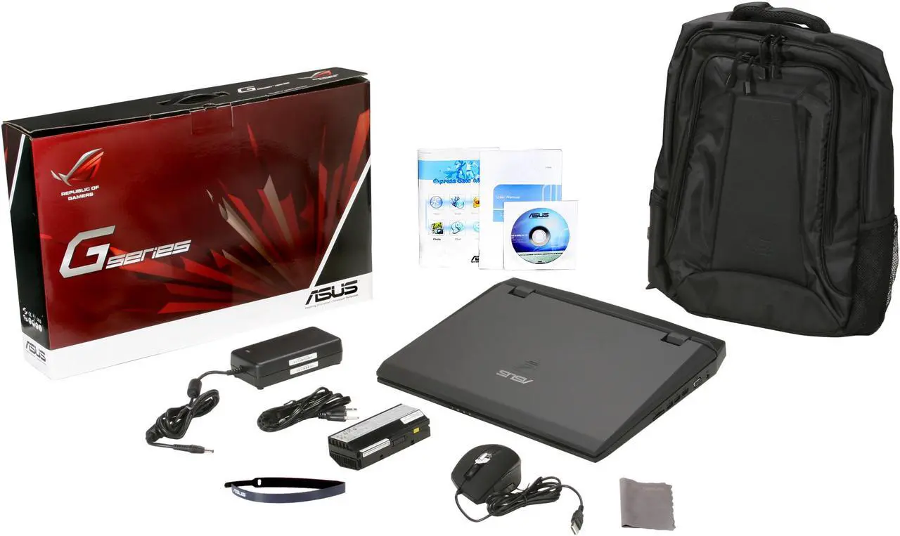 ASUS Laptop G Series Intel Core i7-720QM 8GB Memory 1TB HDD ATI ...