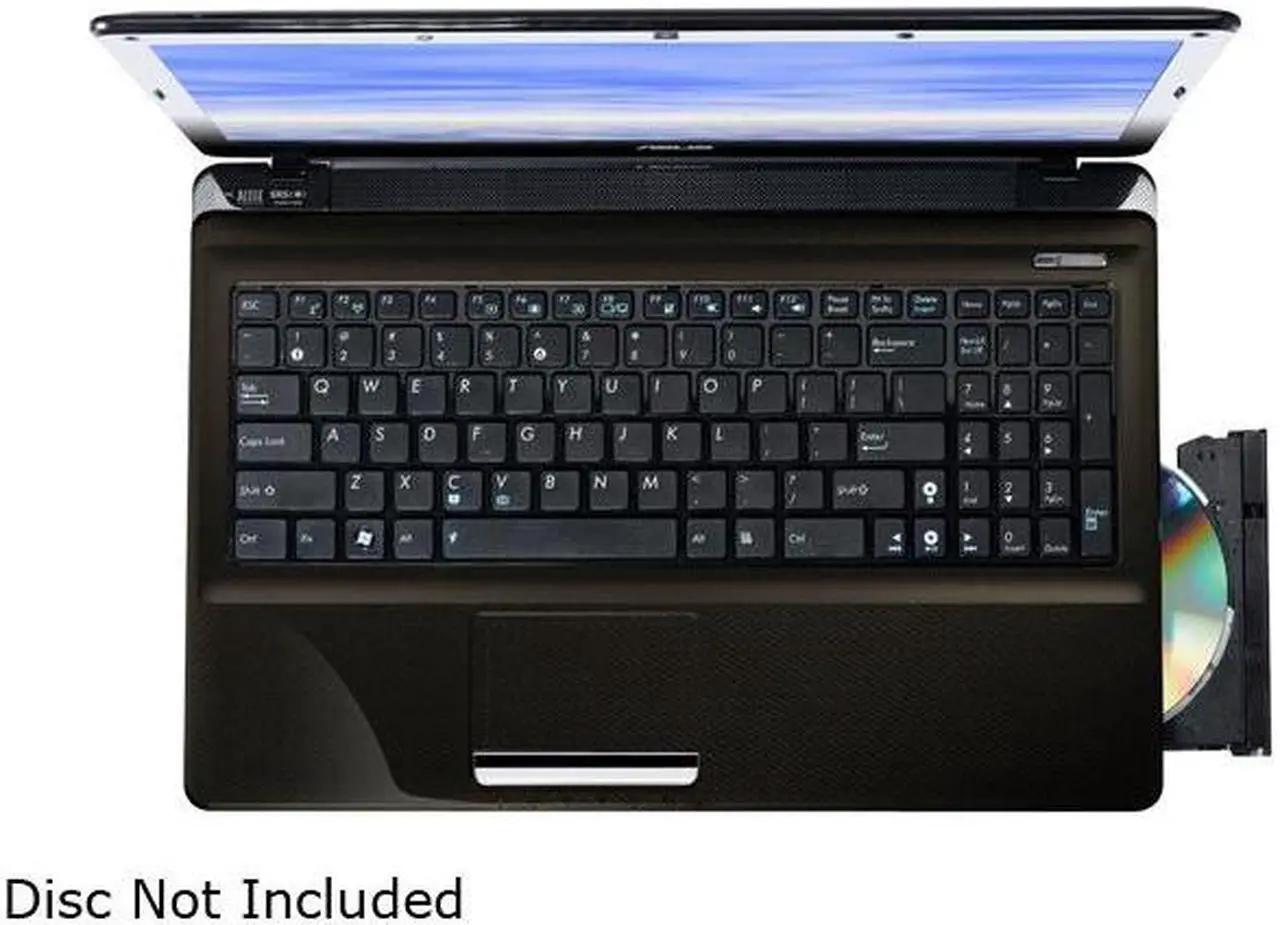 ASUS Laptop X52 Series Intel Core i3-350M 4GB Memory 320GB HDD Intel HD ...