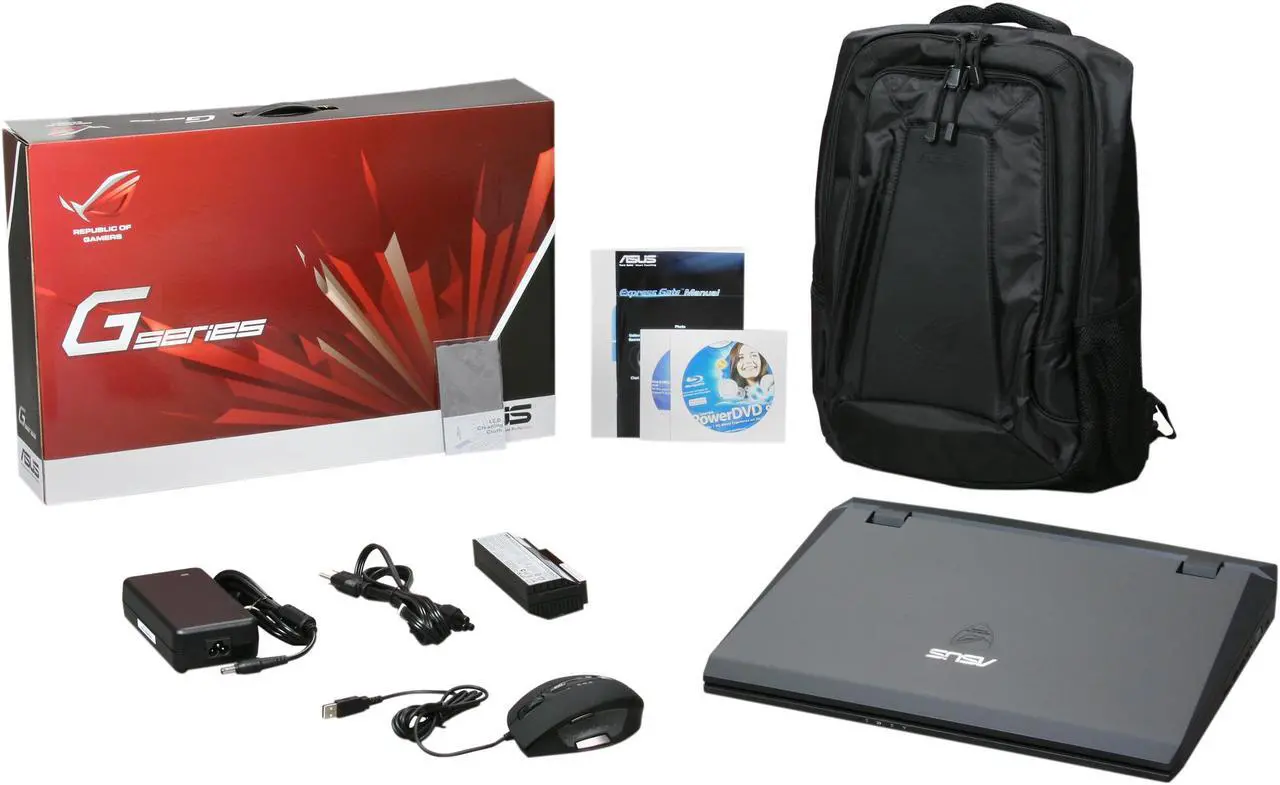 ASUS Laptop G Series Intel Core i7-740QM 8GB Memory 1TB HDD NVIDIA ...