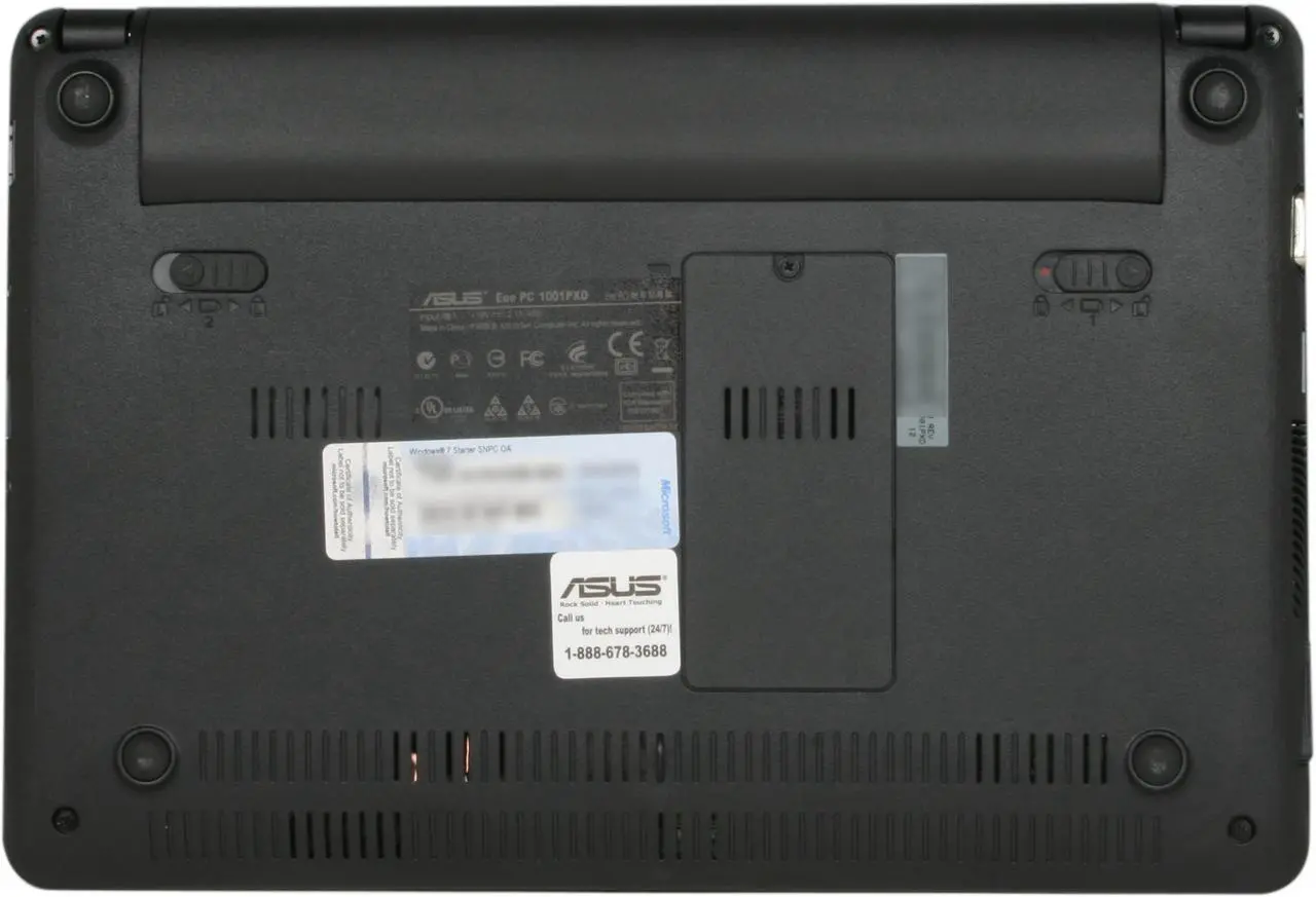 ASUS Eee PC 1001PXD-MU17-BU Blue 10.1" WSVGA Netbook - Newegg.com