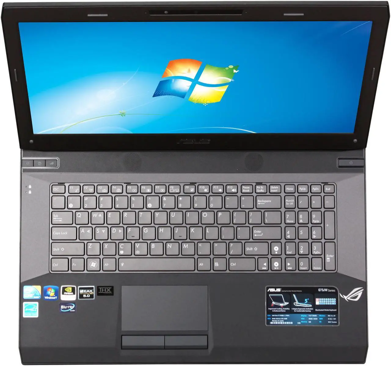 ASUS Laptop G Series Intel Core i7-740QM 8GB Memory 1TB HDD NVIDIA ...