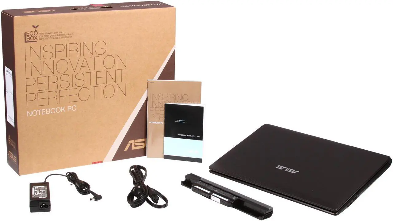 ASUS Laptop AMD E-450 4GB Memory 750GB HDD AMD Radeon HD 6320 15.6 ...