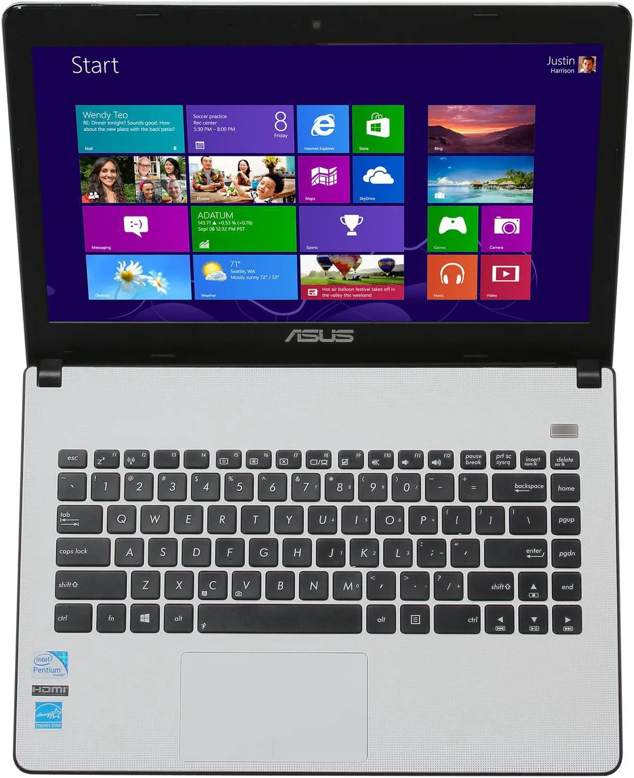 Refurbished: ASUS Notebook, B Grade Scratch and Dent Intel Pentium B980 ...