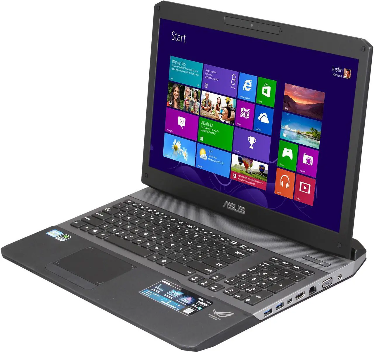 Refurbished: ASUS Laptop G75 Series Intel Core i7-3630QM 12GB Memory ...
