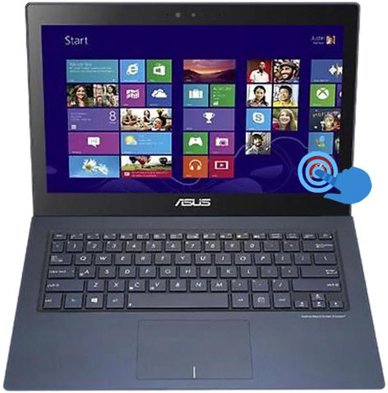 ASUS Ultrabook ZenBook Intel Core i7-4558U 8GB Memory Intel Iris ...