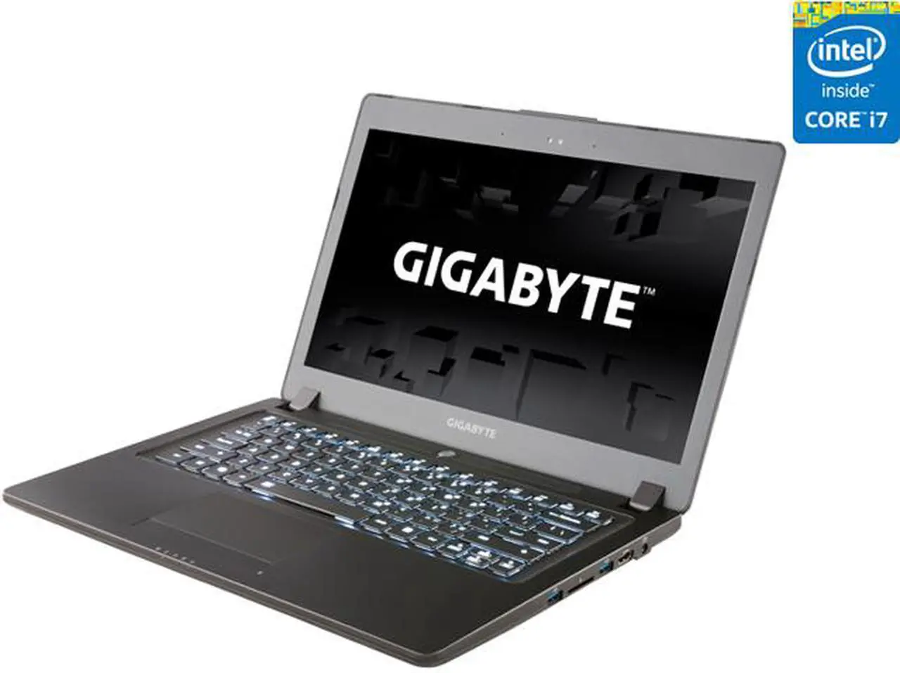 GIGABYTE P34Wv4-BW1 Laptop Intel Core i7-5700HQ 2.7 GHz 14.0" Windows 8 ...