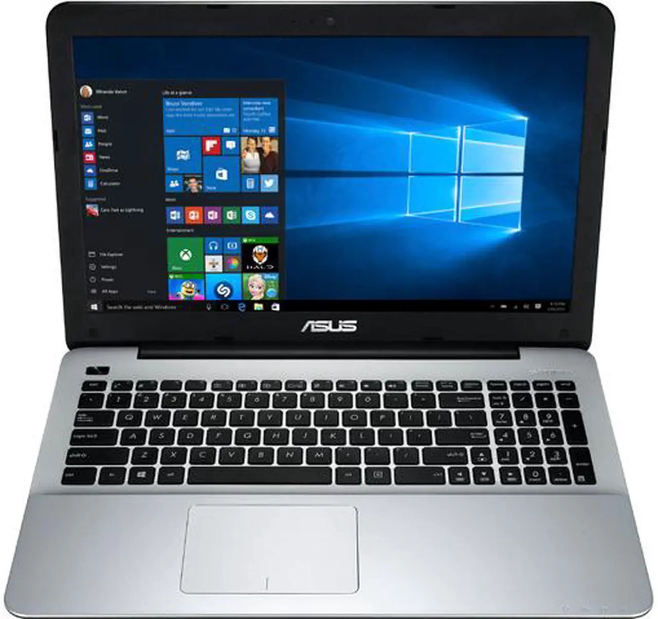 ASUS Laptop Intel Core i7-5500U 8 GB DDR3L Memory 1TB HDD Intel HD ...