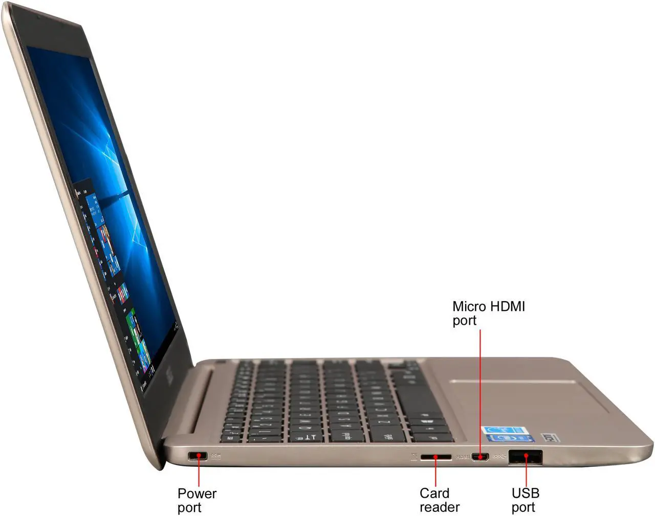 Refurbished: ASUS Laptop Intel Atom x5-Z8550 4GB Memory 32 GB SSD Intel ...