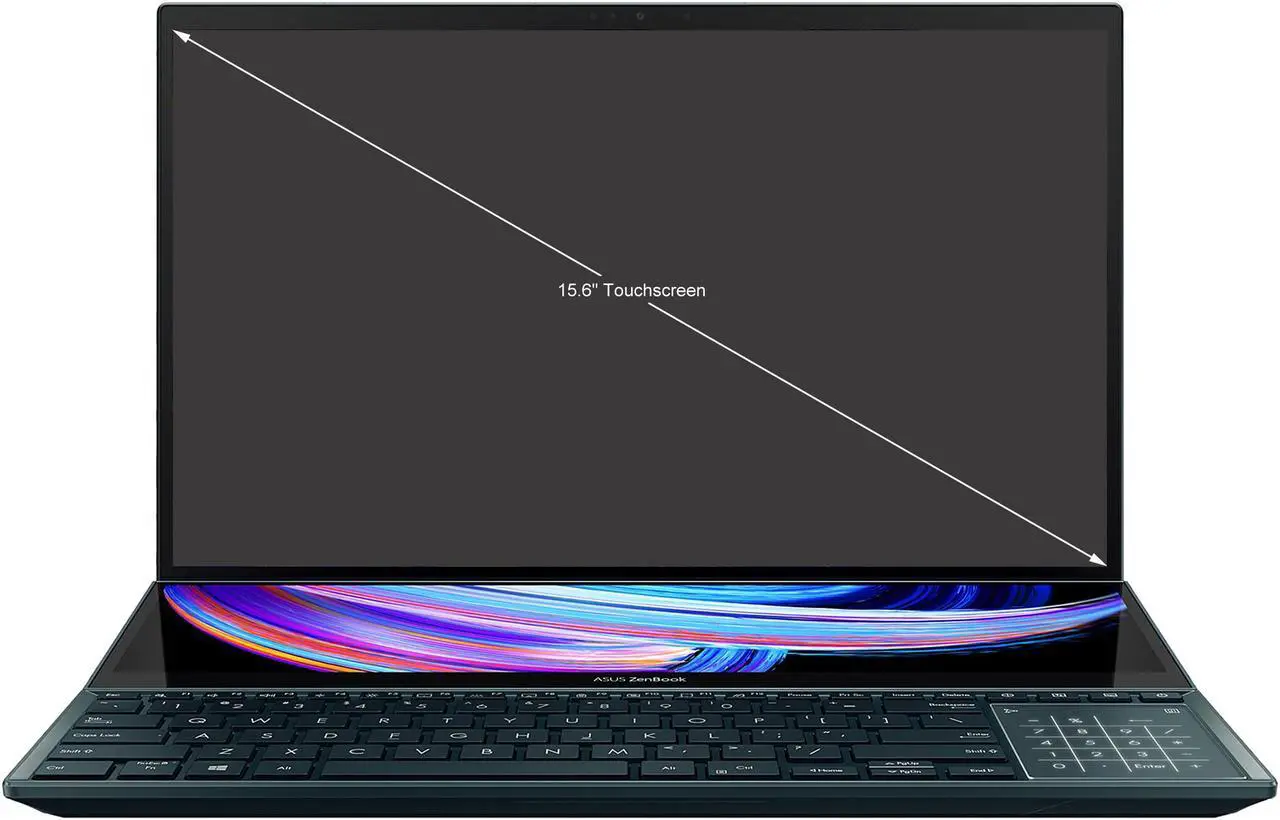 ASUS Laptop Zenbook Pro Duo Intel Core i7 10th Gen 10870H (2.20 GHz) 16 ...