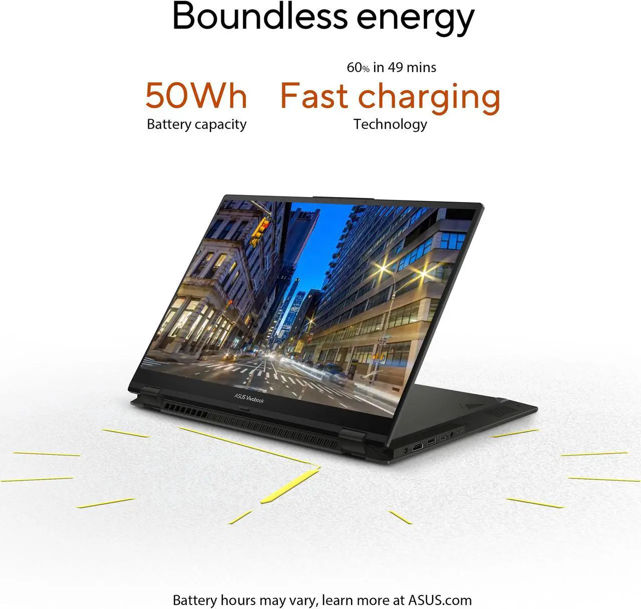 Asus Notebooks Vivobook S 16 Flip Intel Core I9 13900h Up To 54ghz 16gb Ddr4 Memory 1 Tb Pcie
