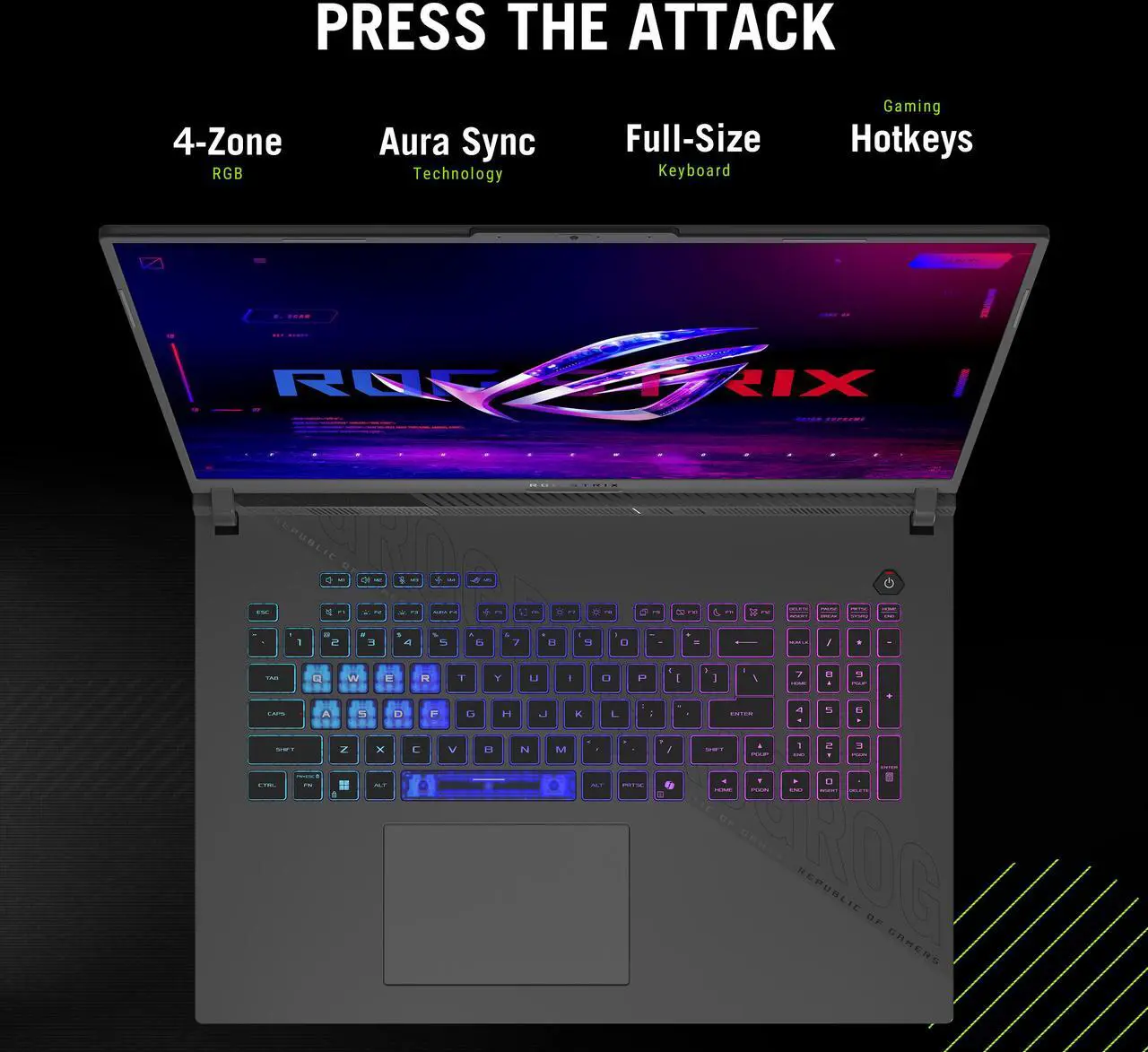 ASUS ROG Strix G18 - 18.0" GeForce RTX 5070 Laptop GPU - AMD Ryzen 9 ...