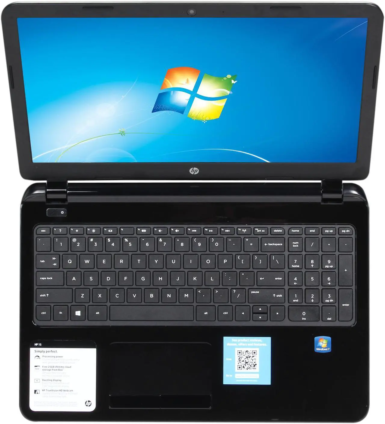 HP Laptop AMD A6-6310 4GB Memory 750GB HDD AMD Radeon R4 Series 15.6 ...