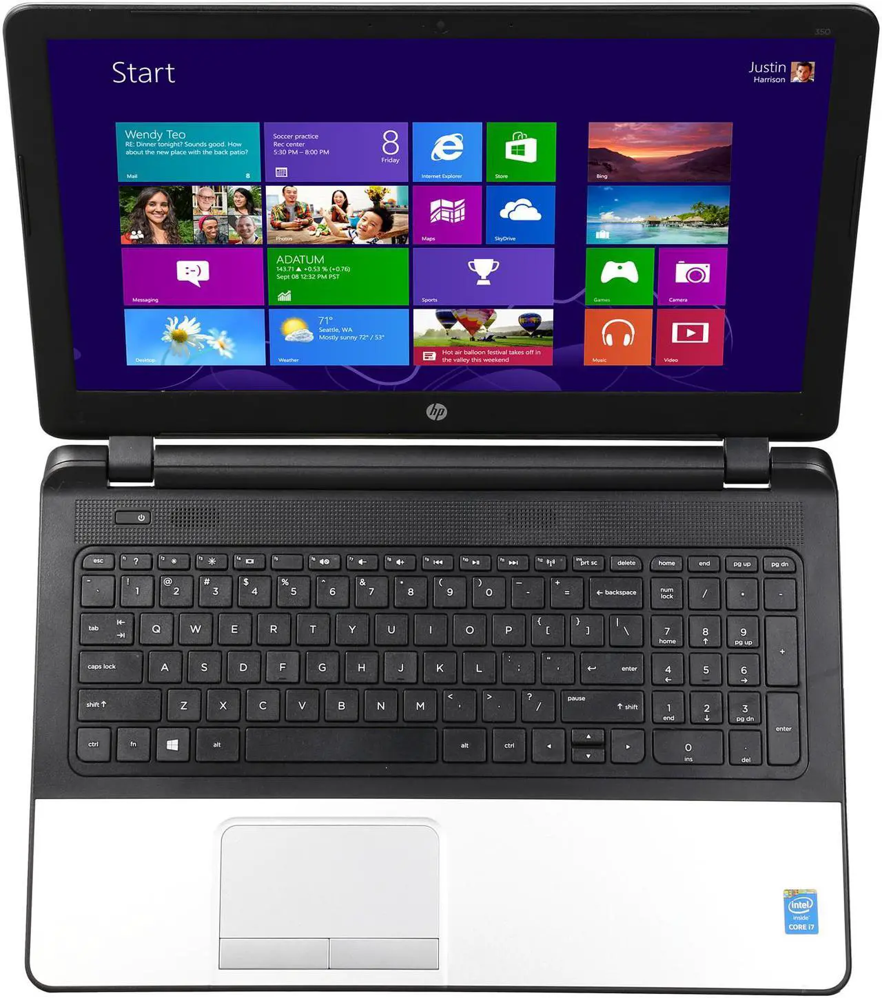HP Laptop Intel Core i7-4510U 8GB Memory 500GB HDD Intel HD Graphics ...