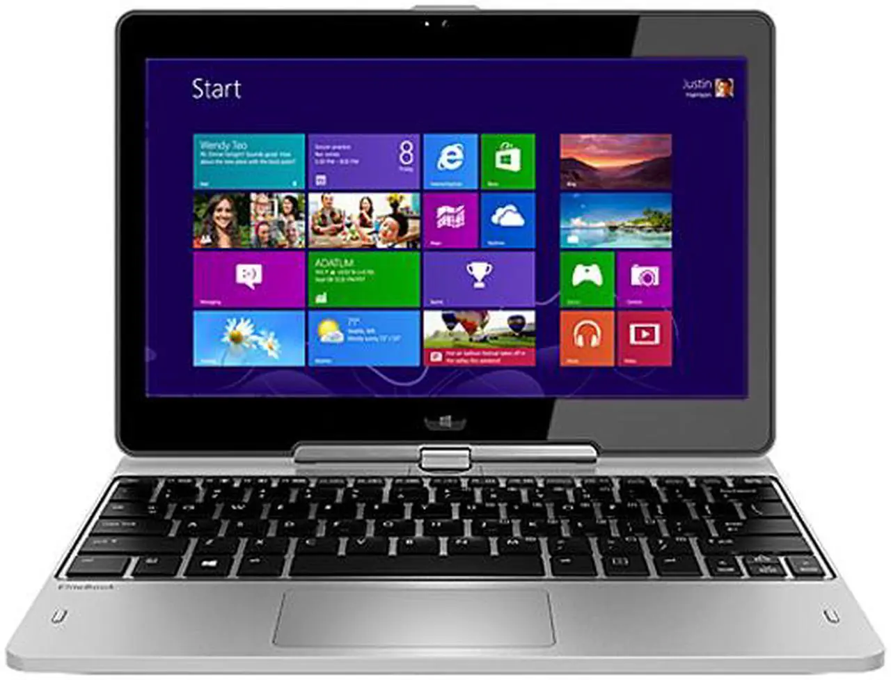 HP Laptop EliteBook Revolve Intel Core i3-5010U 4GB Memory 128 GB SSD ...