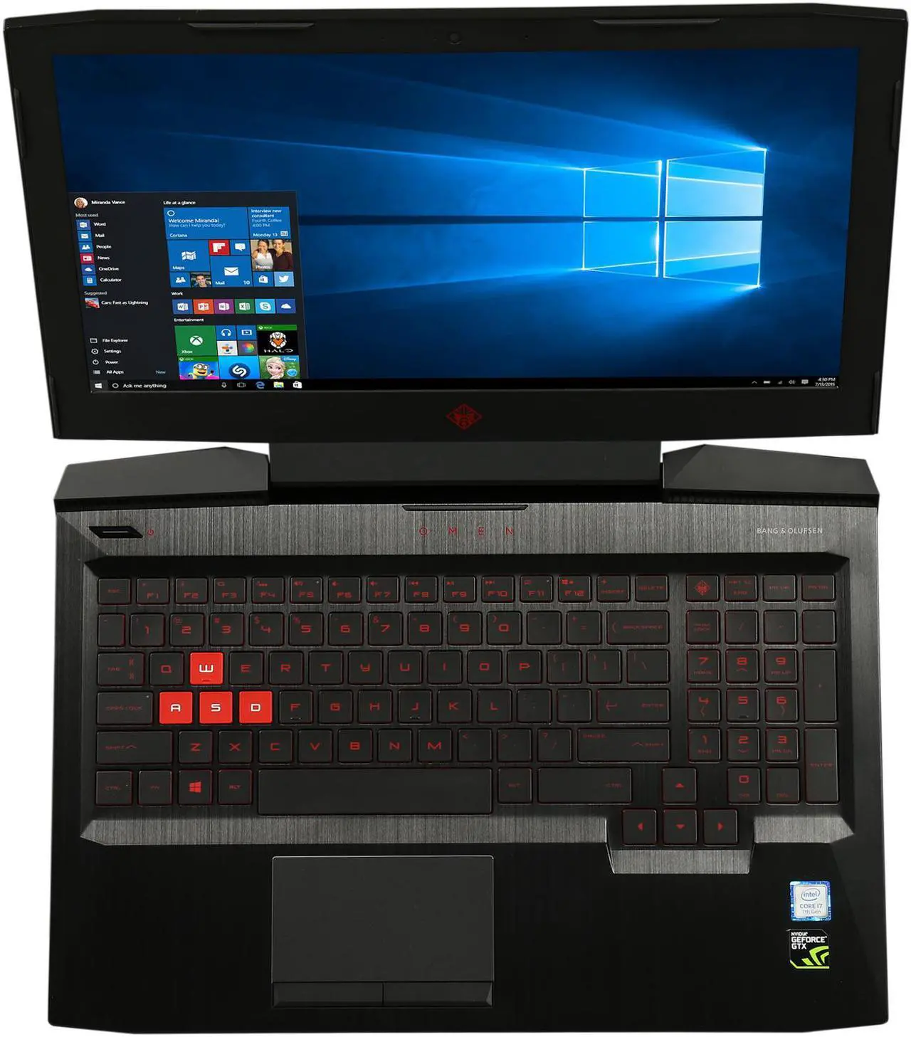 Open Box: HP OMEN - 15.6" GeForce GTX 1050 Ti - Intel Core i7-7700HQ ...