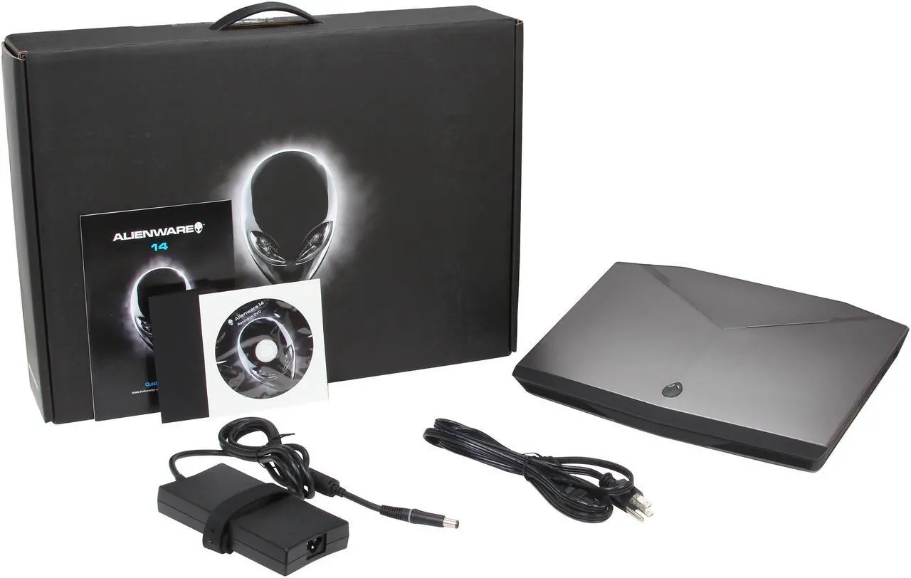 Alienware Laptop Intel Core i7-4700MQ 8GB Memory 750GB HDD NVIDIA GeForce GTX 765M 14.0" Windows ...