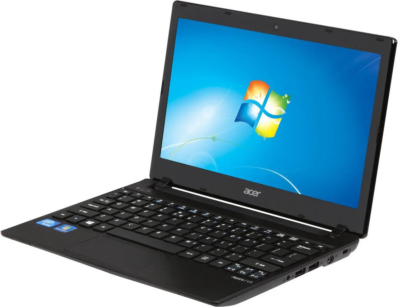 Acer Laptop Aspire Intel Celeron 1007U 4GB DDR3 Memory 500GB HDD Intel GMA HD Graphics 11.6 ...