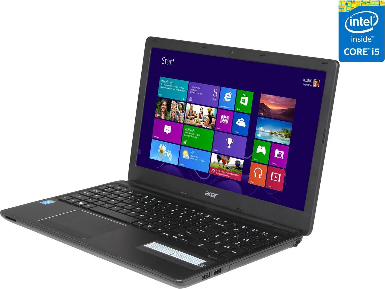 Acer Laptop Aspire Intel Core i5-4200U 8GB Memory 500GB HDD 0 GB SSD ...
