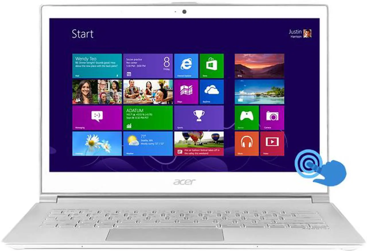 Acer Ultrabook Aspire Intel Core i5-4200U 8GB Memory 256 GB SSD Intel HD Graphics 4400 13.3 ...