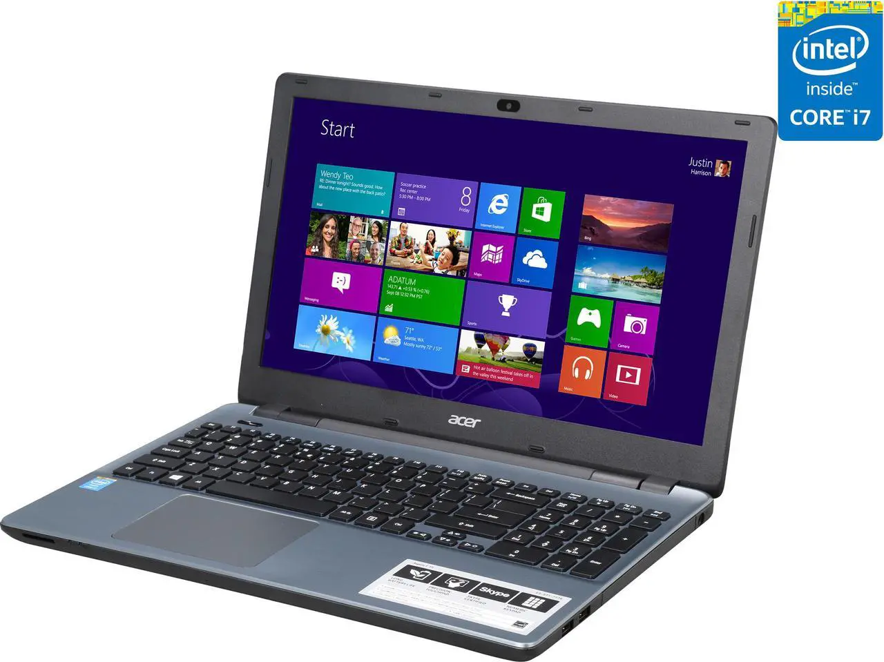 Open Box: Acer Laptop Aspire Intel Core i7-4510U 8GB Memory 1TB HDD ...