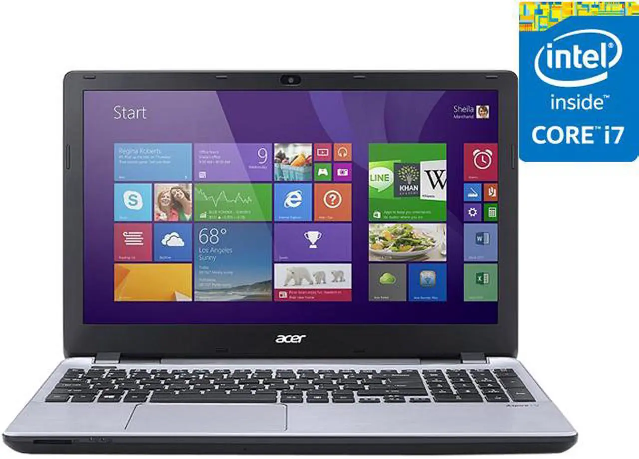 Acer Laptop Aspire Intel Core i7-5500U 8GB Memory 1TB HDD Intel HD ...