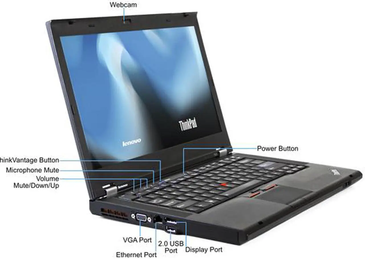 Refurbished: Lenovo Laptop Intel Core i5-2520M 4GB Memory 128 GB SSD ...