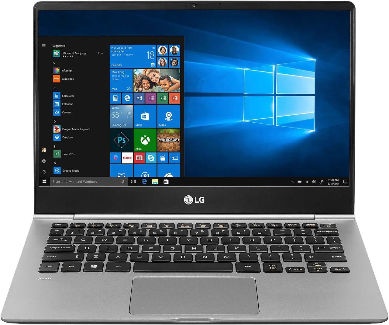 LG Laptop Gram Intel Core i7-8550U 8GB Memory 256 GB M.2 SATA SSD Intel UHD Graphics 620 13.3 ...