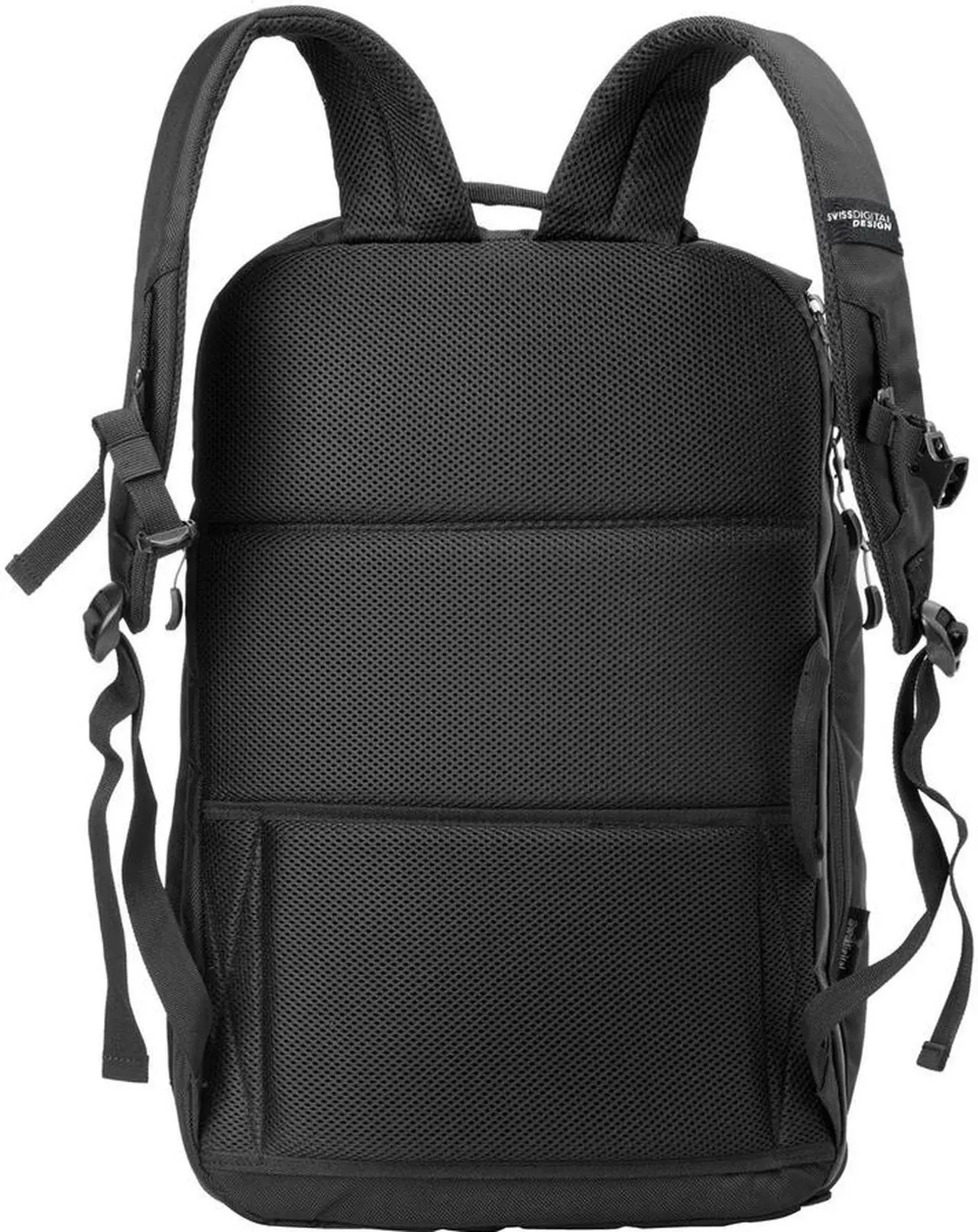 Swissdigital Black Java Business Travel Backpack - for 15.6" to 16 ...
