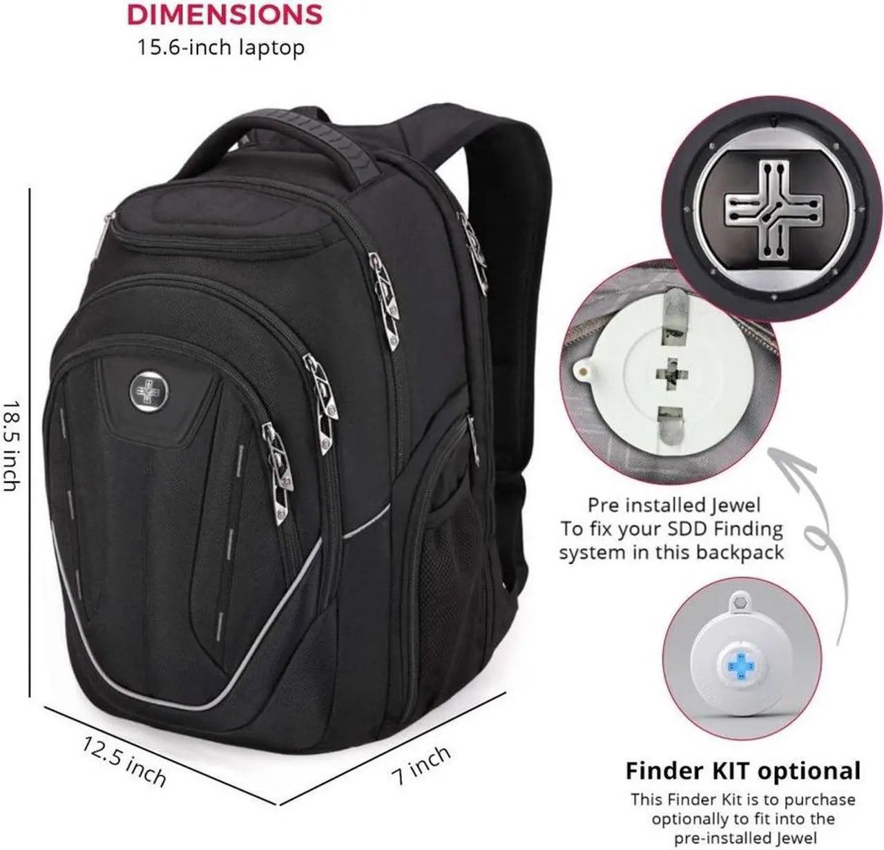 Swissdigital Design TERABYTE F J16BTF-02 Carrying Case (Backpack) for ...